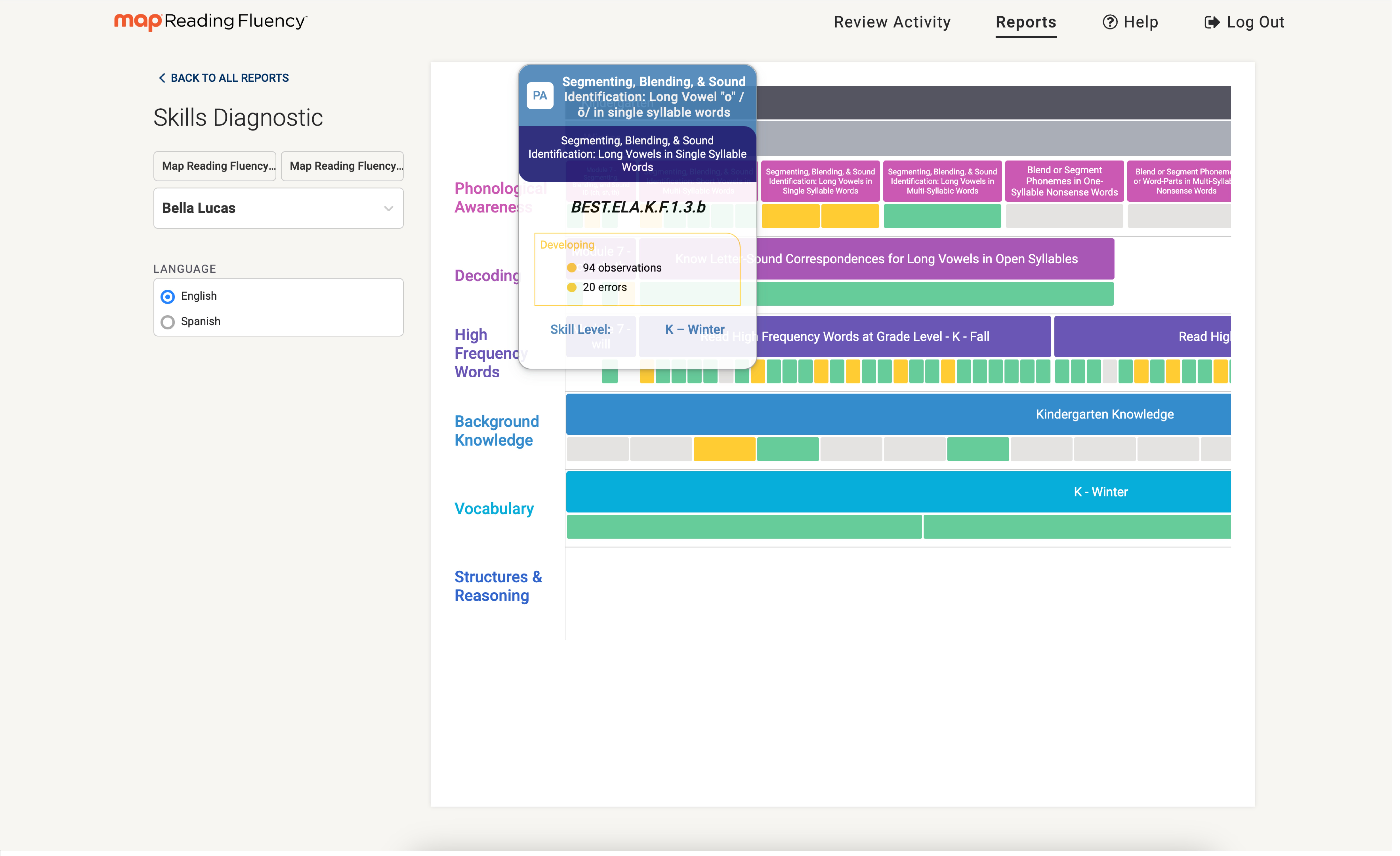 Skills Diagnostic Report (English)